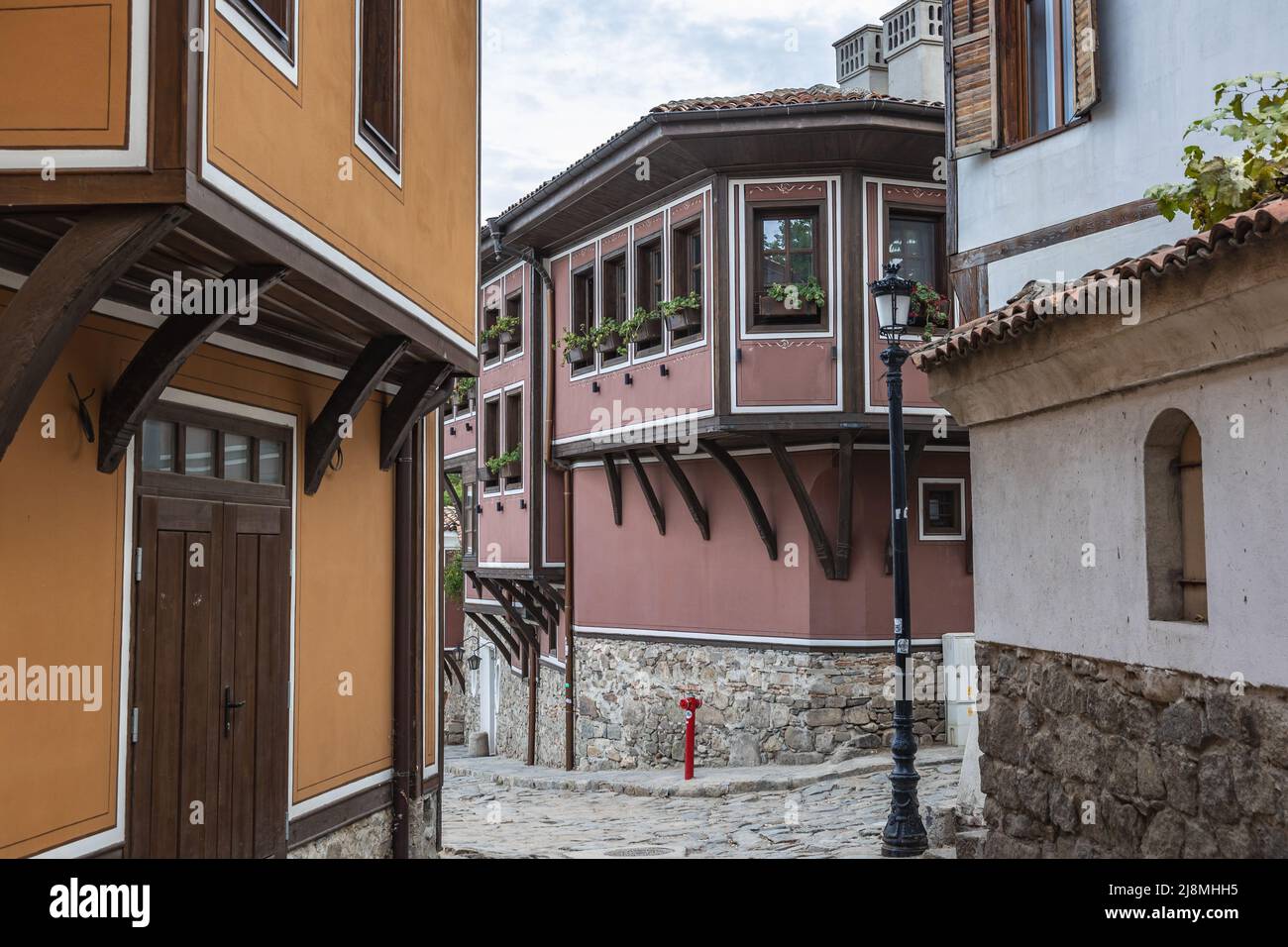 Traditional houses in Ancient Town Of Plovdiv - Architectural Reserve ...