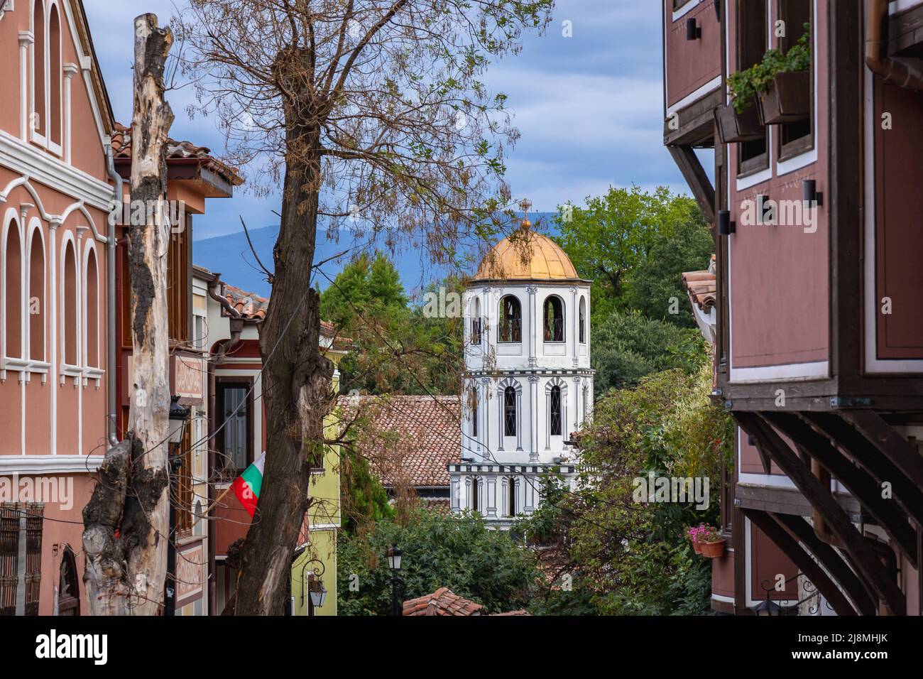 Tower of Saint Constantine and Saint Helena Orthodox church in Ancient ...