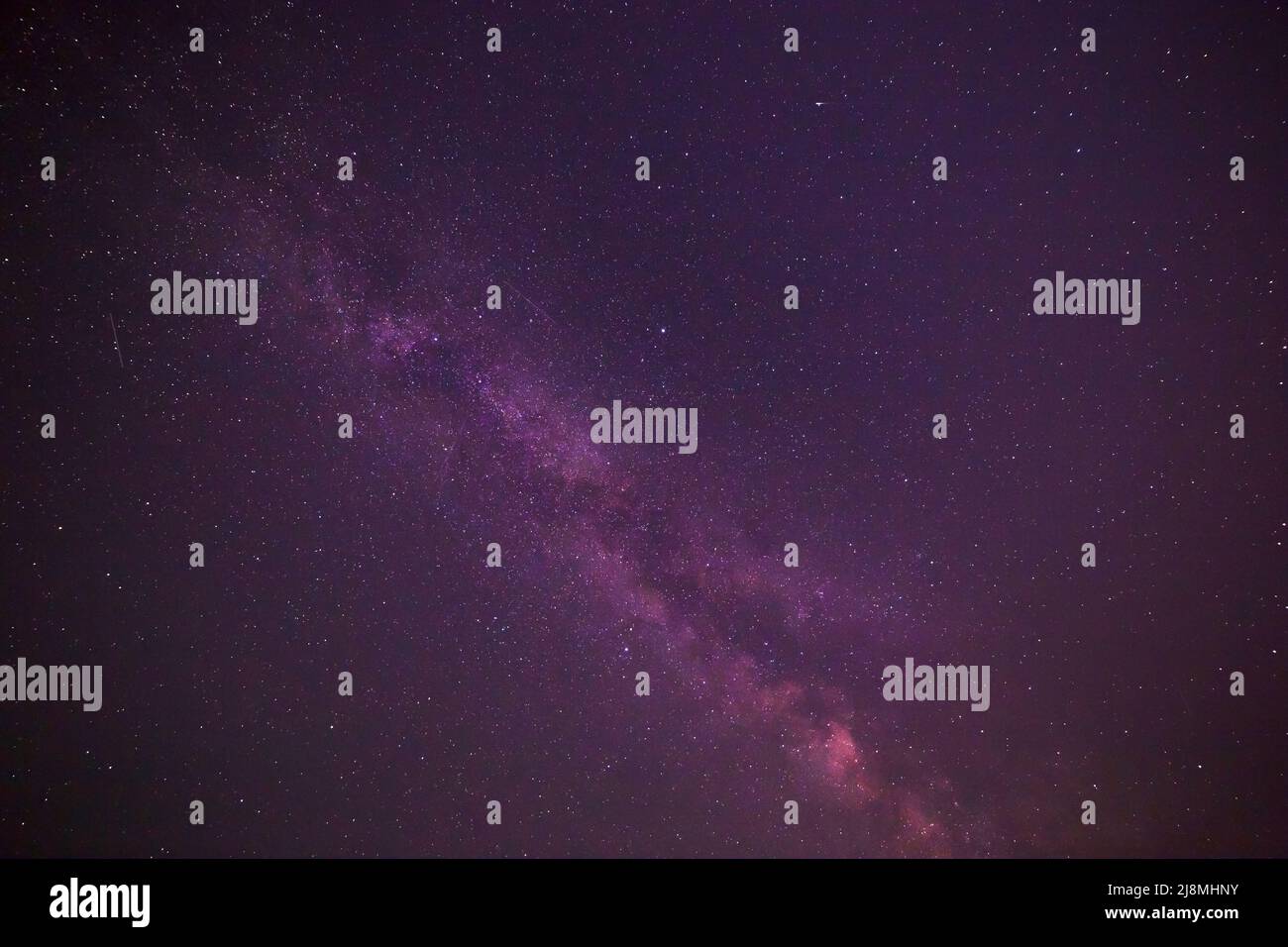 view of Milky Way galaxy in night sky Stock Photo - Alamy