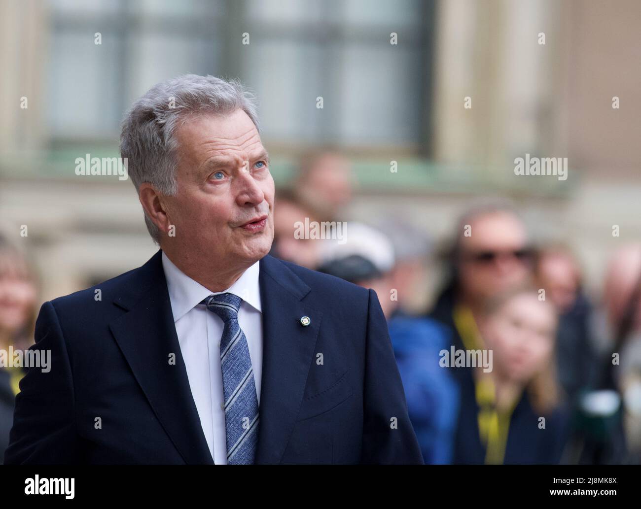 STOCKHOLM, SWEDEN - MAY 17, 2022: The President of Finland visiting ...