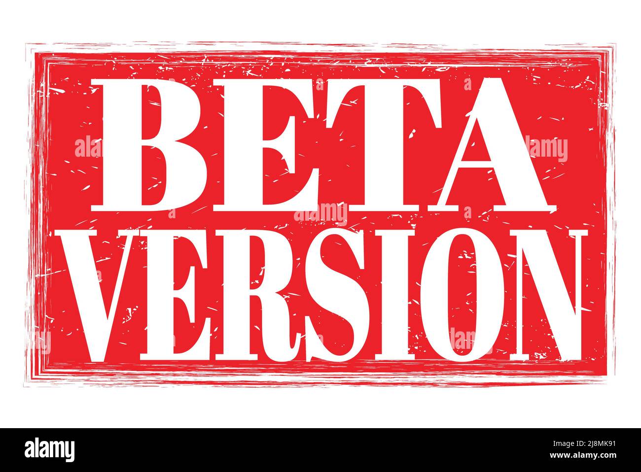 Beta version stamp hi-res stock photography and images - Alamy