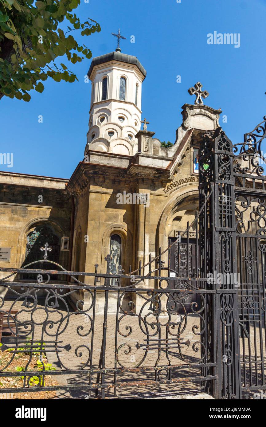 RUSE, BULGARIA -AUGUST 15, 2021: Holy Trinity Orthodox Church at the ...