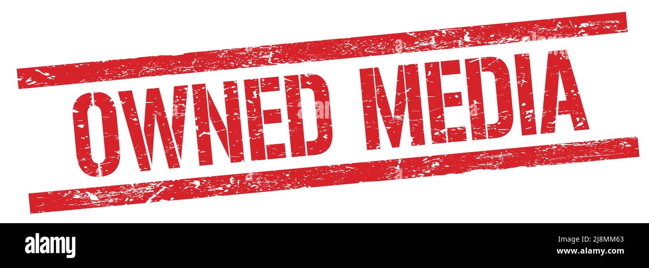 Owned media word hi-res stock photography and images - Alamy