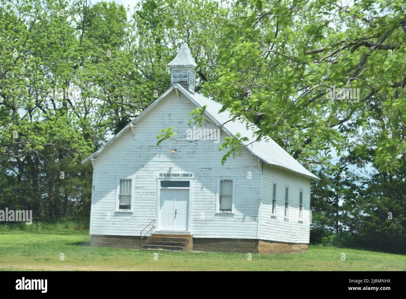 Old White Country Church Building in Arkansas Stock Photo - Alamy