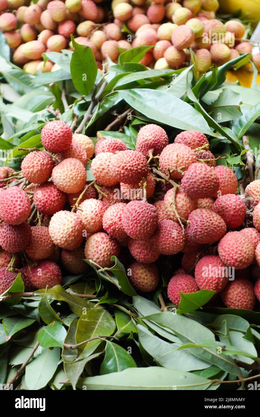 Fresh lychee display sale hi-res stock photography and images - Alamy