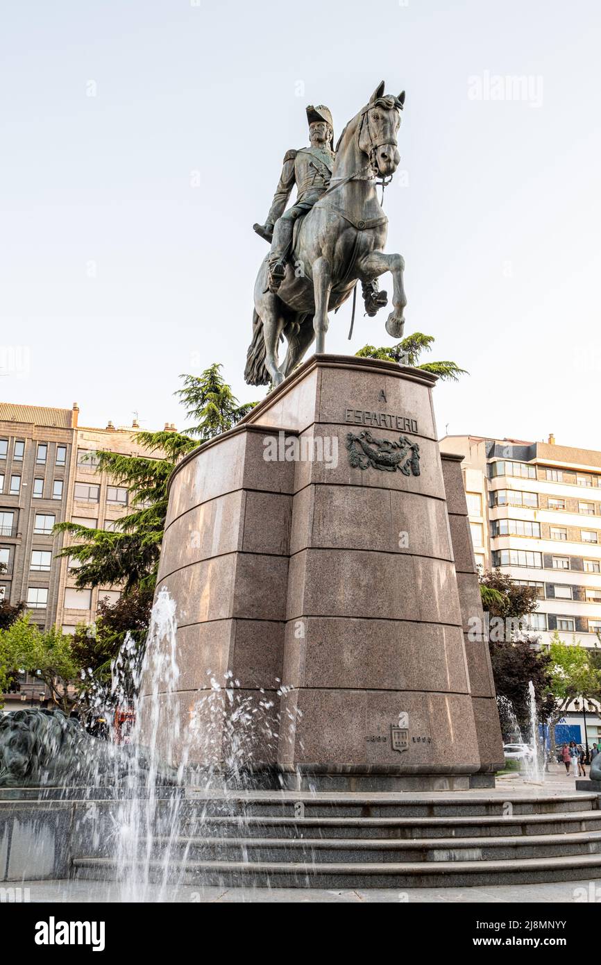 Logrono - La Rioja, SPAIN - May 9th of 2022: monument to general ...