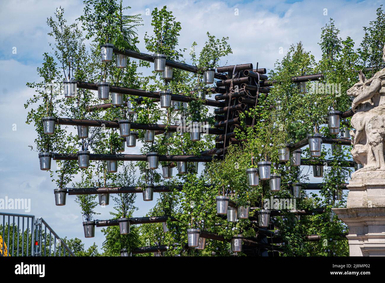 London UK, 17 May 2022. A celebratory ‘Tree of Trees’ installation ...