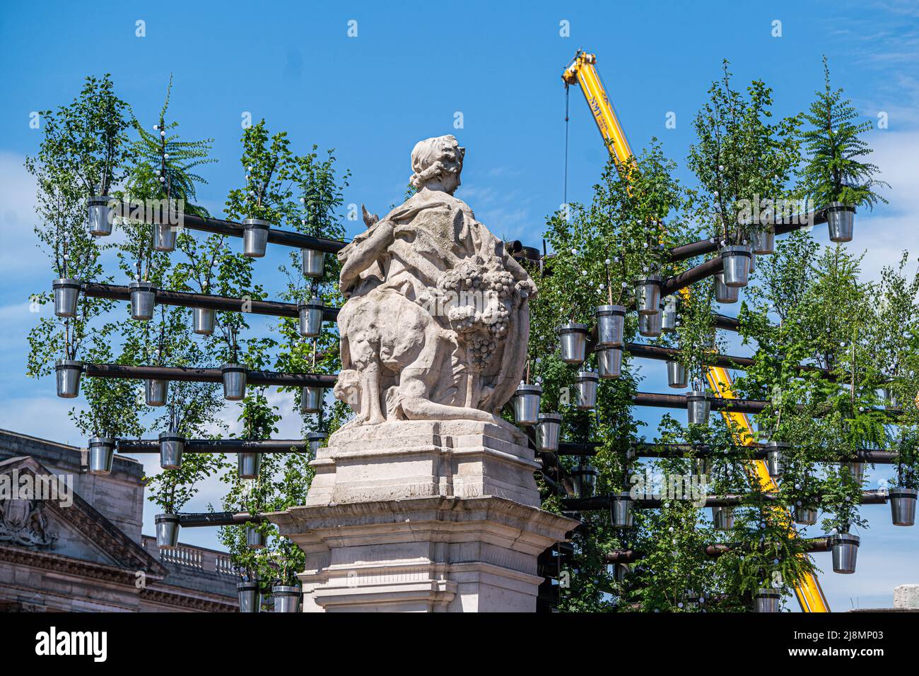 London UK, 17 May 2022. A celebratory ‘Tree of Trees’ installation ...