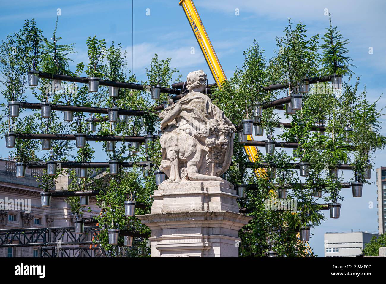 London UK, 17 May 2022. A celebratory ‘Tree of Trees’ installation ...
