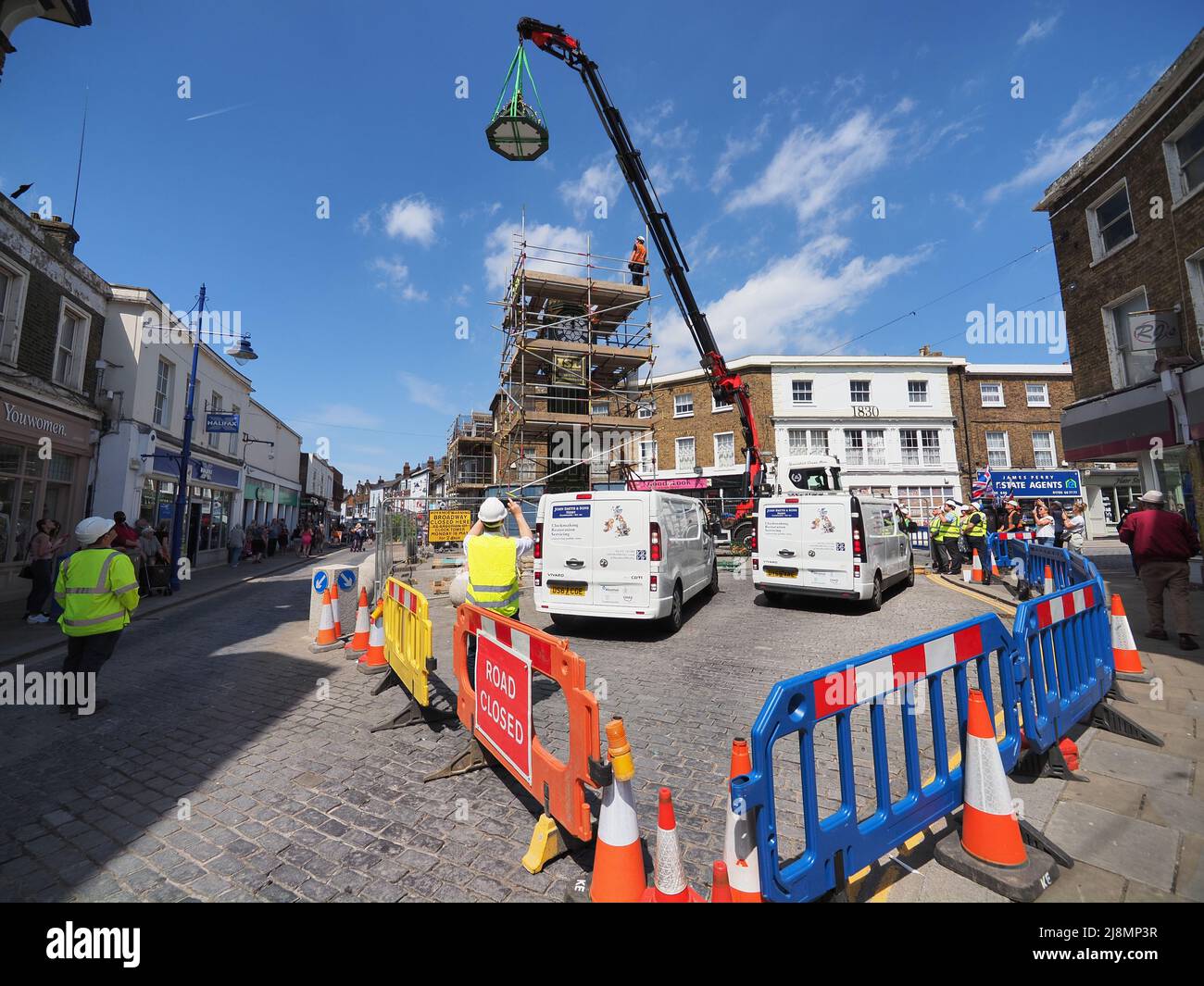 Sheerness, Kent, UK. 17th May, 2022. The iconic Sheerness Town Centre ...