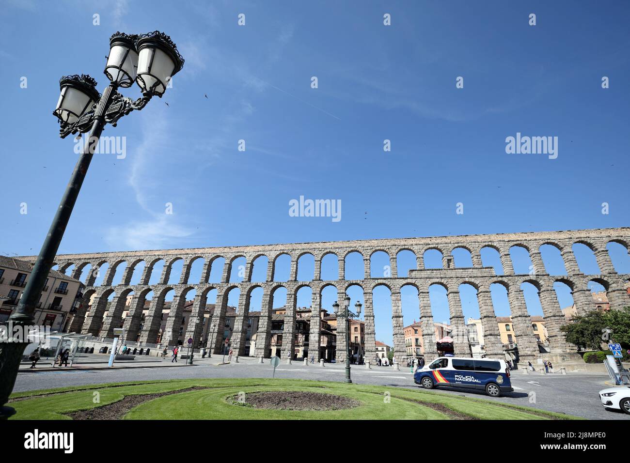 Roman Aqueduct at Segovia, Castile and León, Spain Stock Photo - Alamy