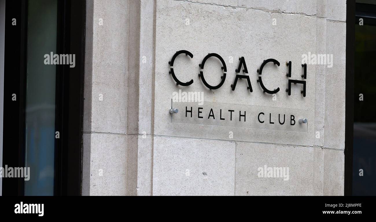 Coach Health Club, St James's Square, london Stock Photo - Alamy