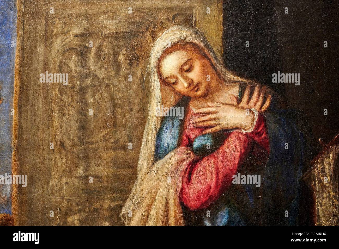 Tiziano vecellio annunciazione hi-res stock photography and images - Alamy