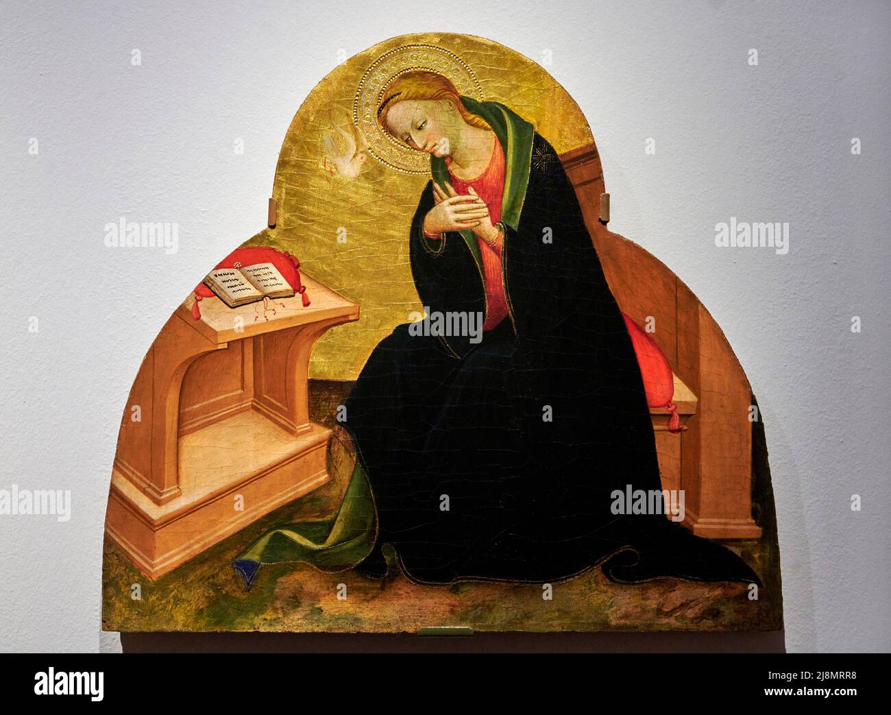 Vergine annunciata - tempera su tavola - Gherardo di Jacopo di Neri ...