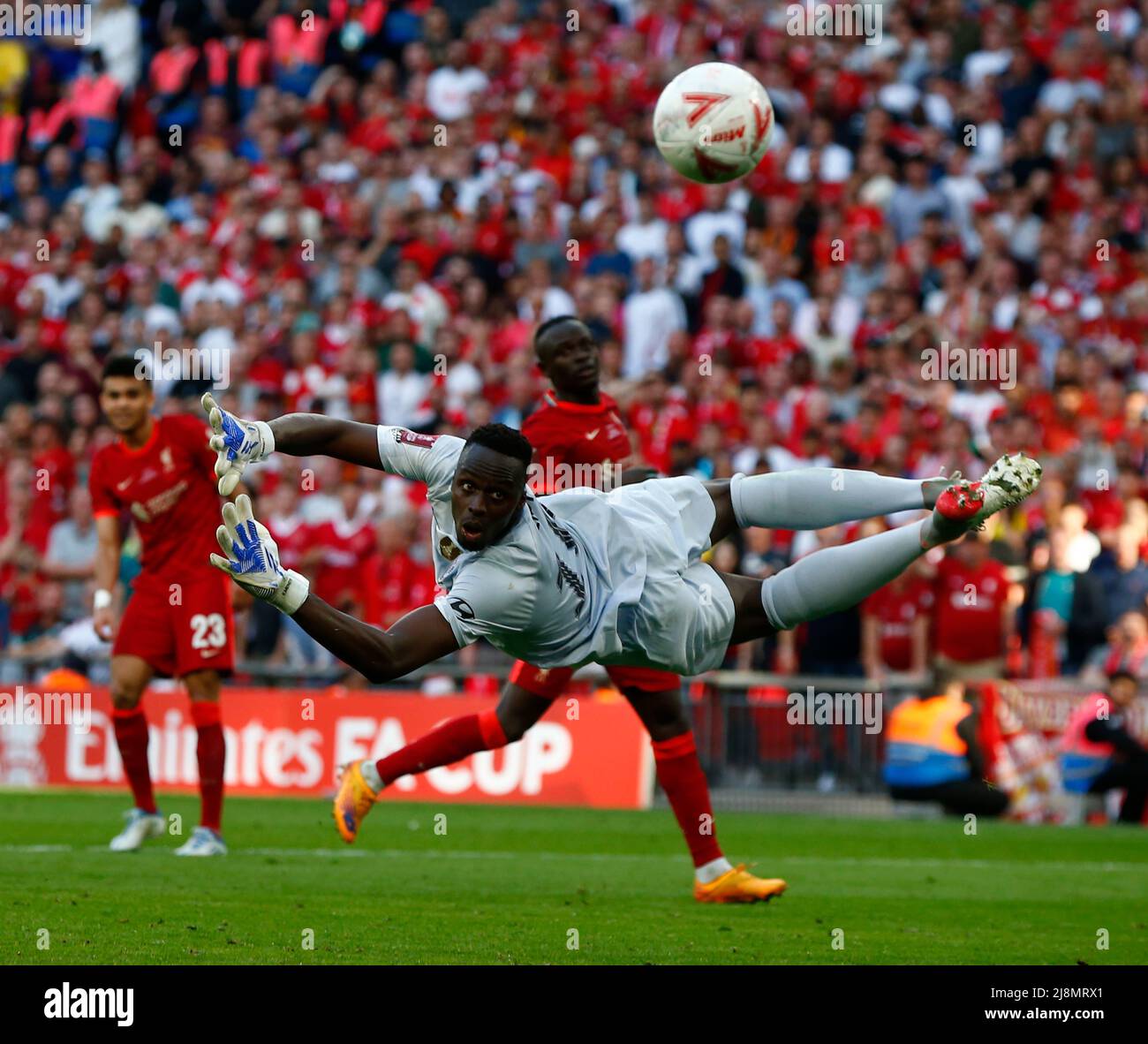 LONDON, ENGLAND - MAY 14:Chelsea's Edouard Mendy during FA Cup Final ...