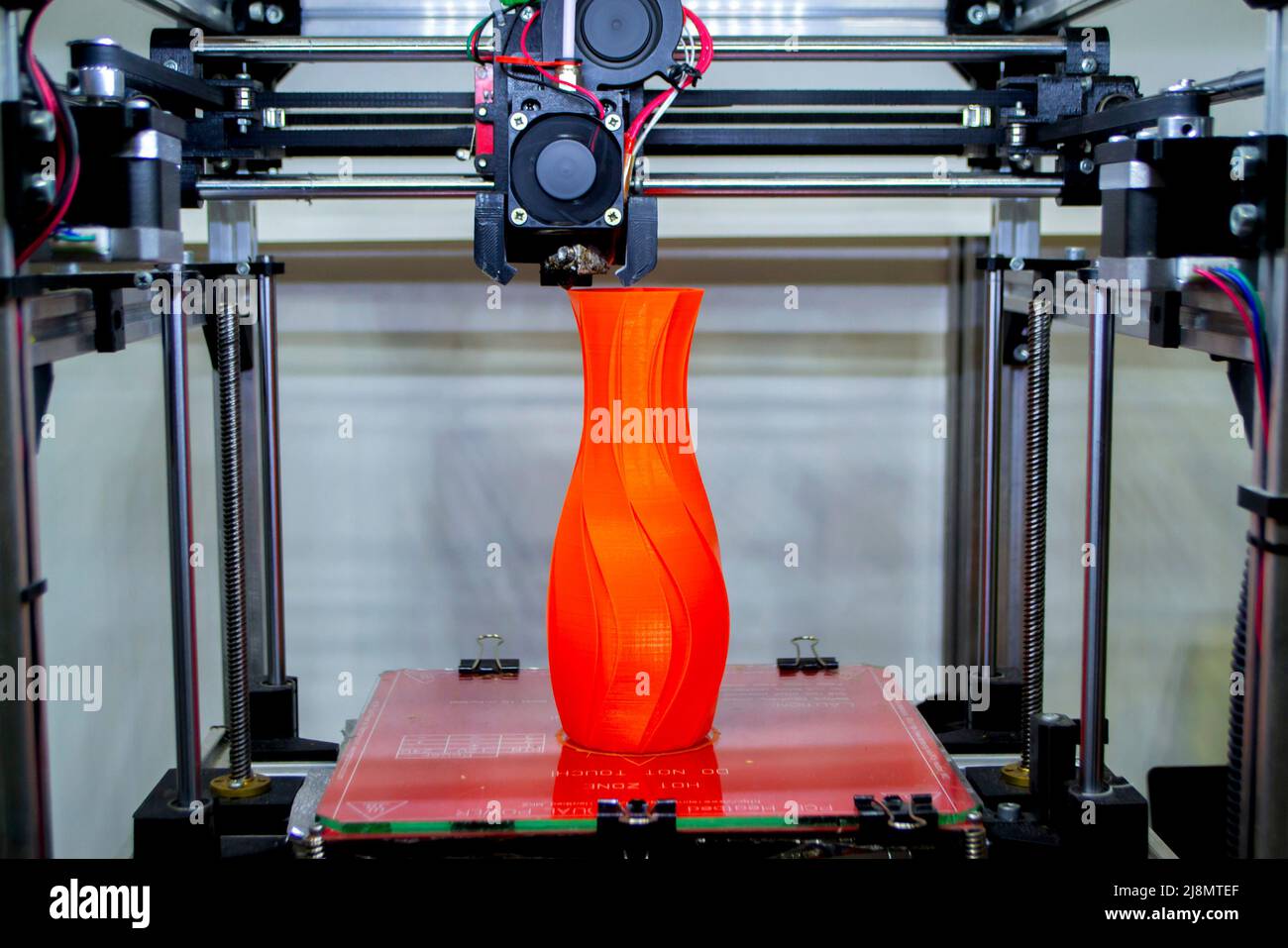 Process printing model on 3d printer. High tech digital printer ...