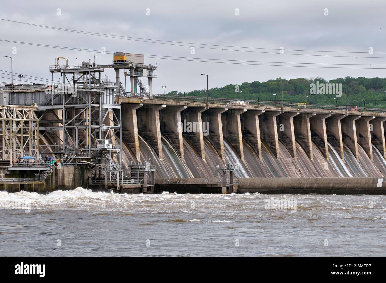The Conowingo Dam is a massive hydroelectric structure located on the ...