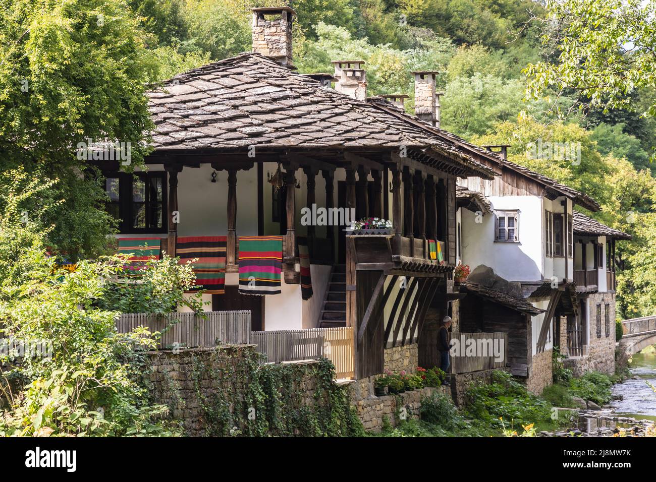 Traditional houses in Etar Architectural and Ethnographic Complex near ...