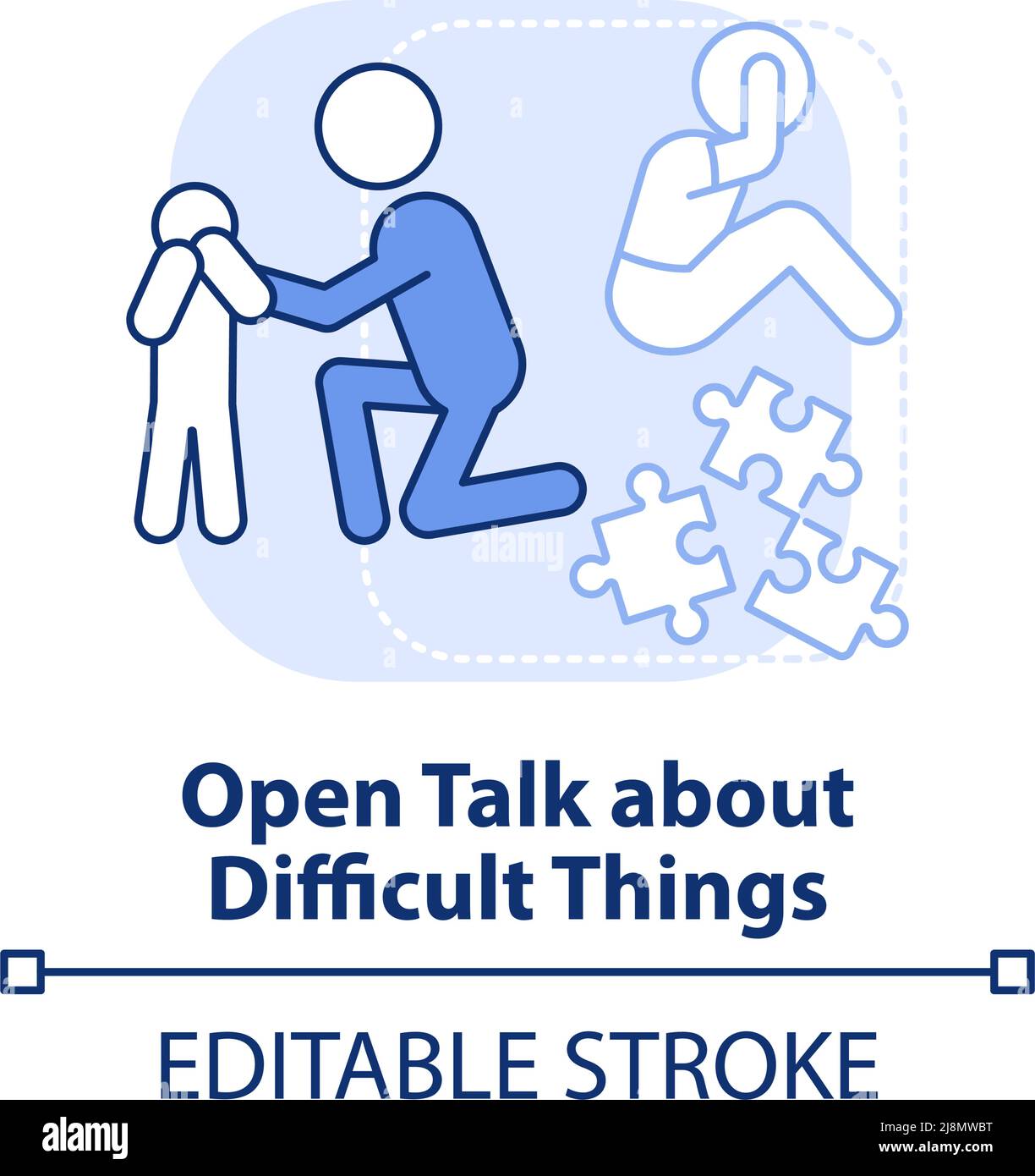 Difficult conversation Cut Out Stock Images & Pictures - Alamy