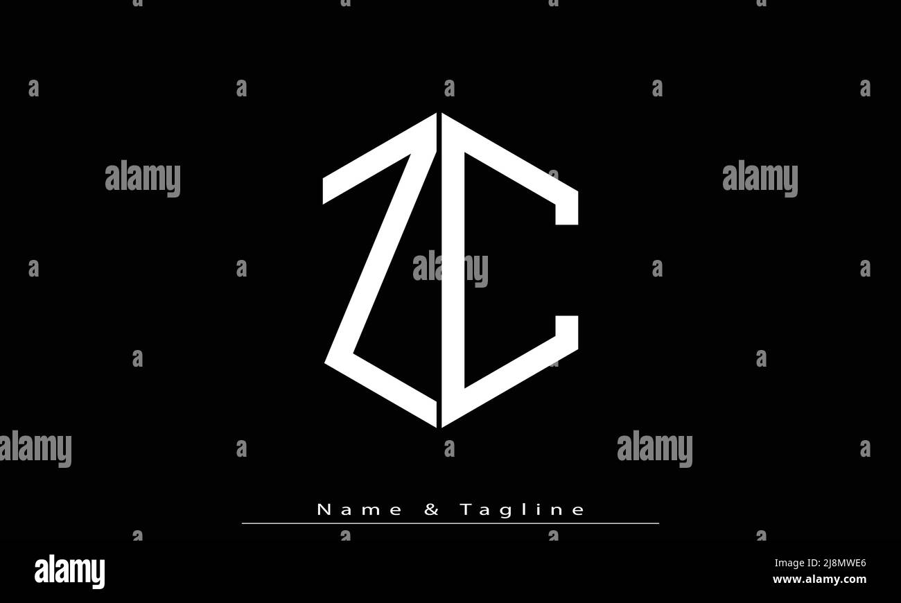 Letter zc logo Stock Vector Images - Alamy