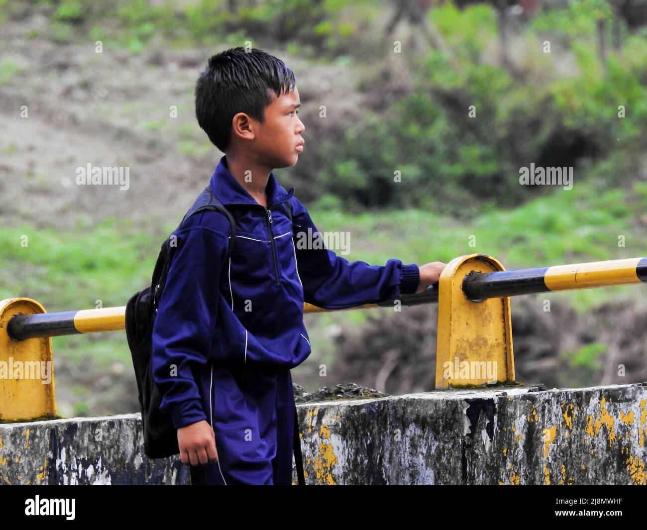 25th septem 2019. Dehradun, Uttarakhand, India. A side view of an asian ...