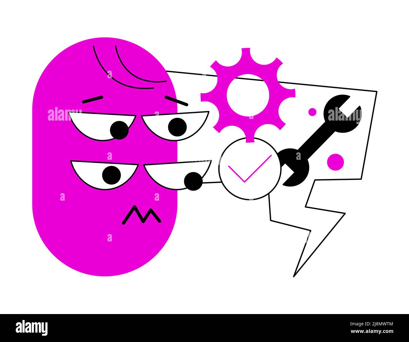 Tools for work - colorful flat design style illustration Stock Vector ...