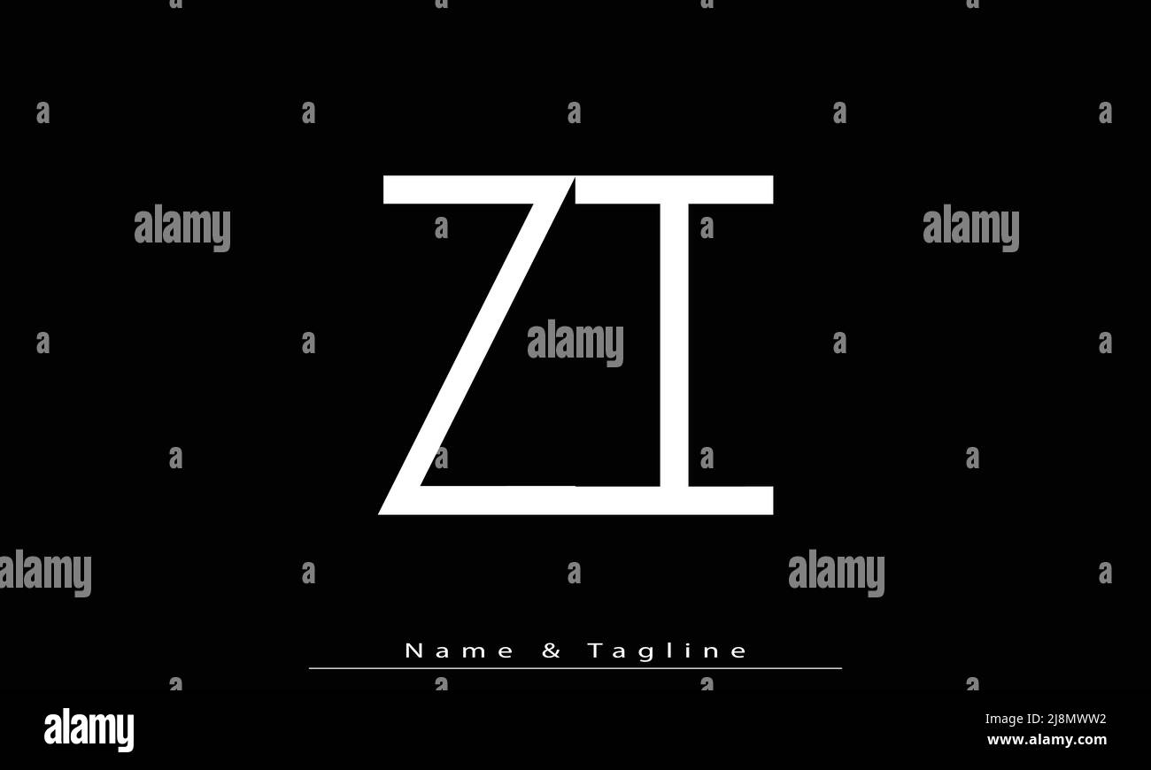 Letter zi logo hi-res stock photography and images - Alamy