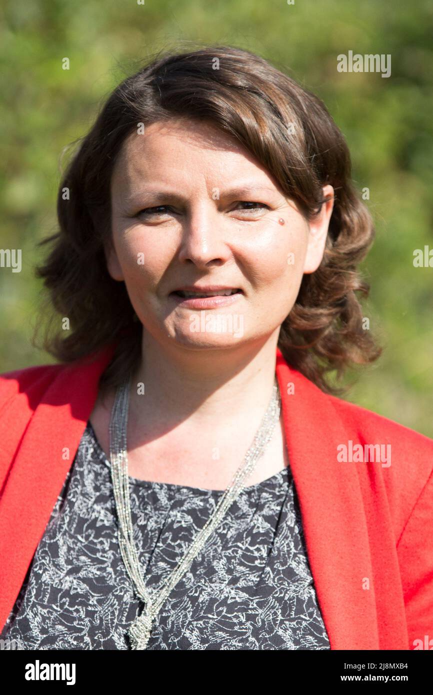 Paris, France. May 17, 2022, Eva Sas attends the Legislative elections ...