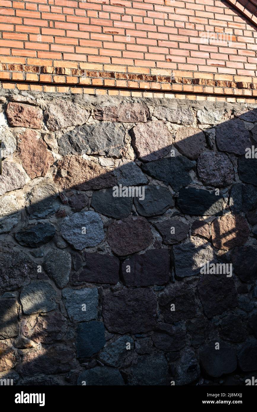 Stone wall pattern big concrete hi-res stock photography and images - Alamy