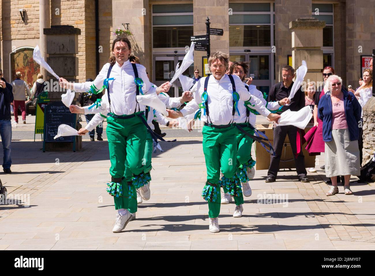 Sheffield city Morris men at Bakewell Stock Photo - Alamy