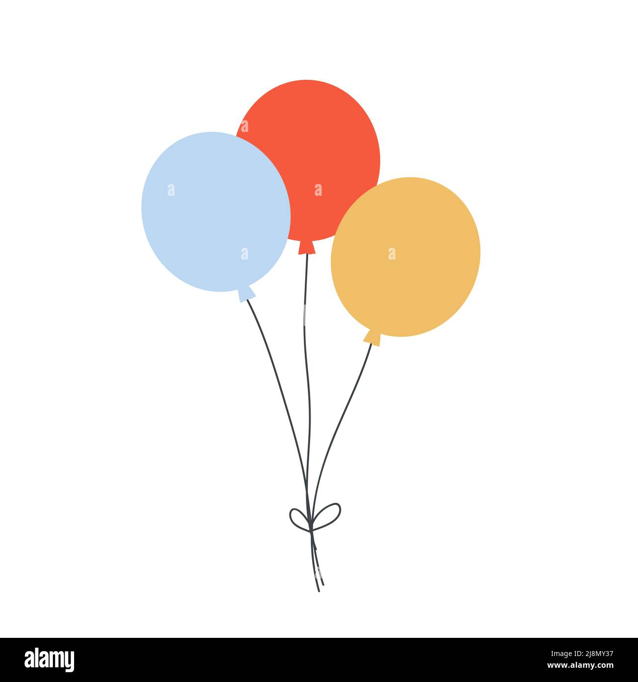 Circus Colored Balloons Bunch Carnival Rubber Assorted Balloon Vector