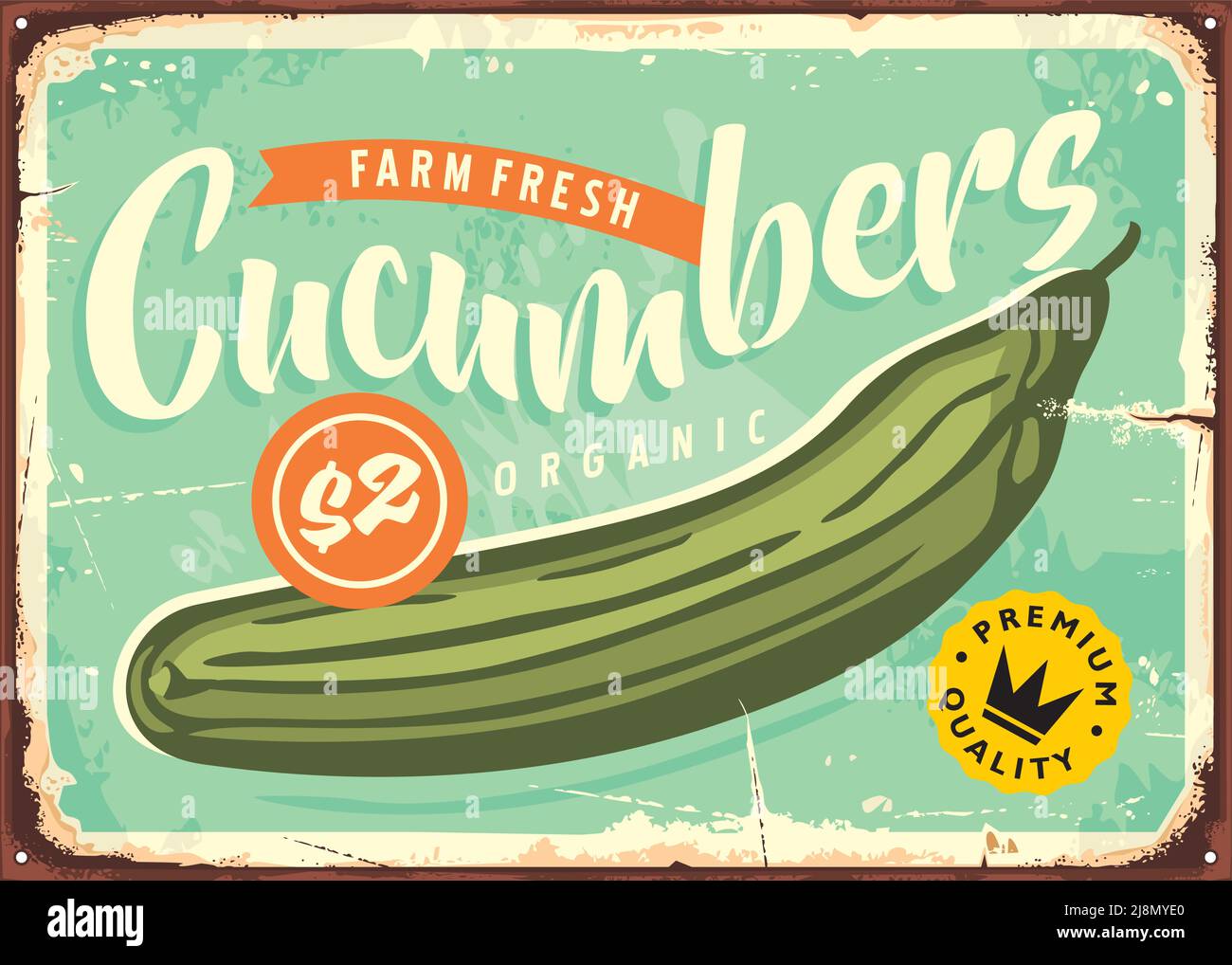 Vegetable border illustration hi-res stock photography and images - Alamy