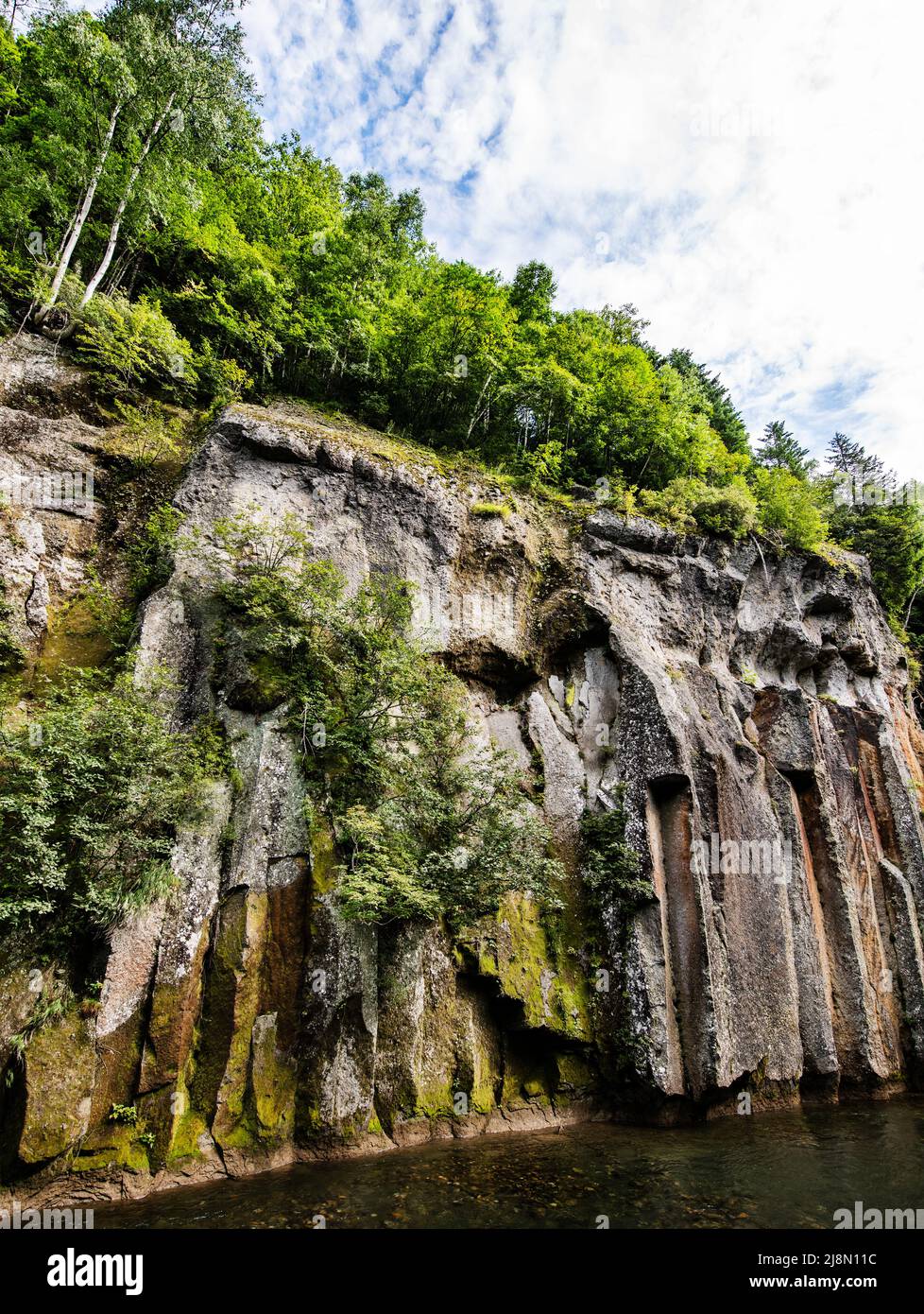 columnar joint, Daisetsuzan National Park, Kamikawa, Hokkaidō, Hokkaido ...