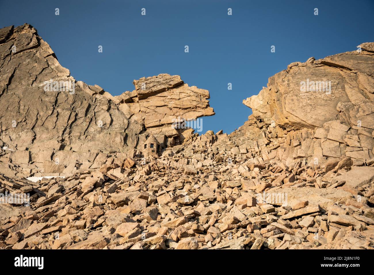Morning At The Keyhole Below Longs Peak in Rocky Mountain National Park ...