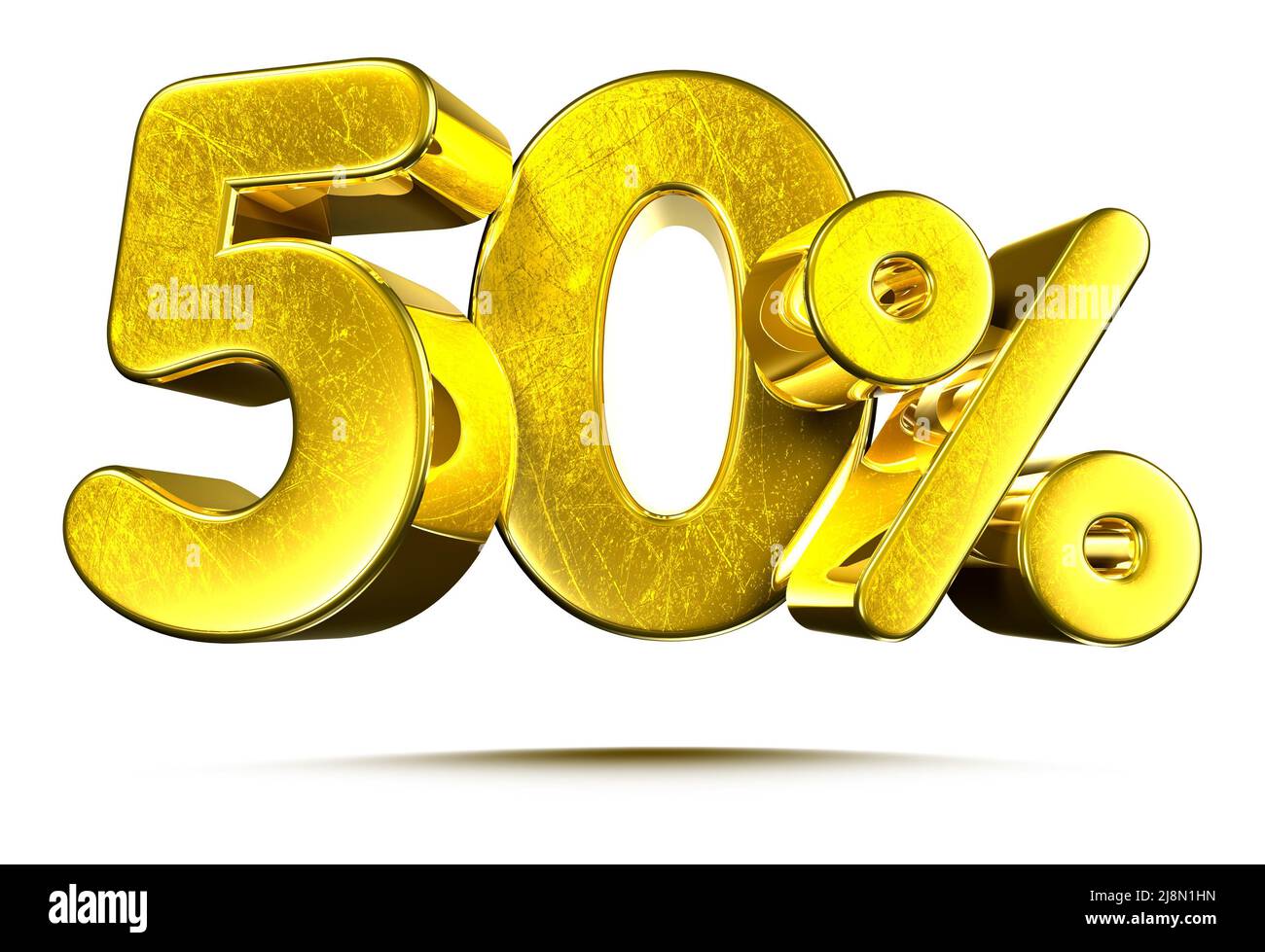 3d number 50 gold Cut Out Stock Images & Pictures - Alamy