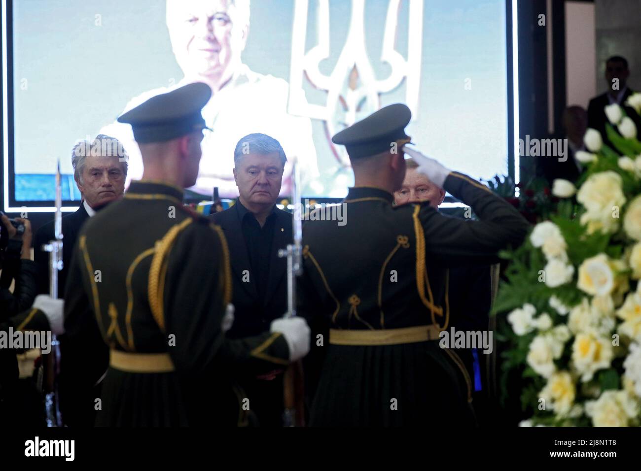 KYIV, UKRAINE - MAY 17, 2022 - Former Presidents of Ukraine Viktor ...