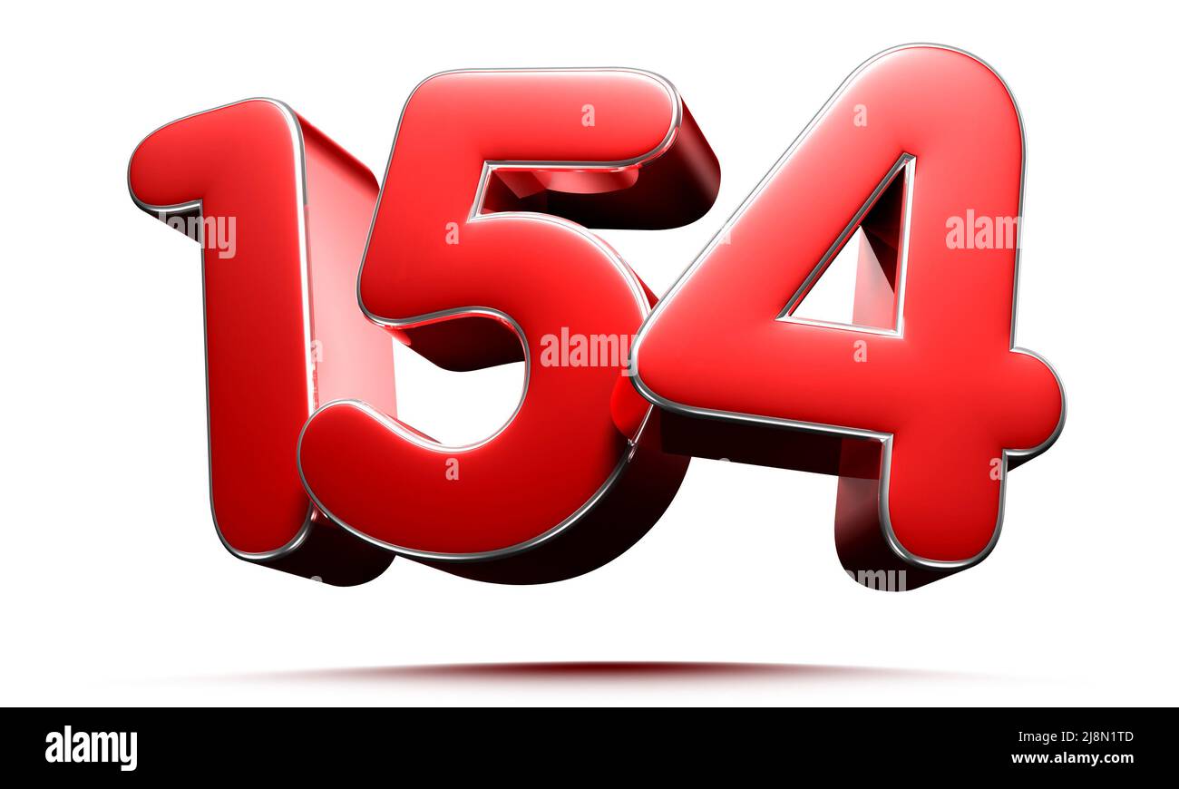 Number 154 Cut Out Stock Images & Pictures - Alamy