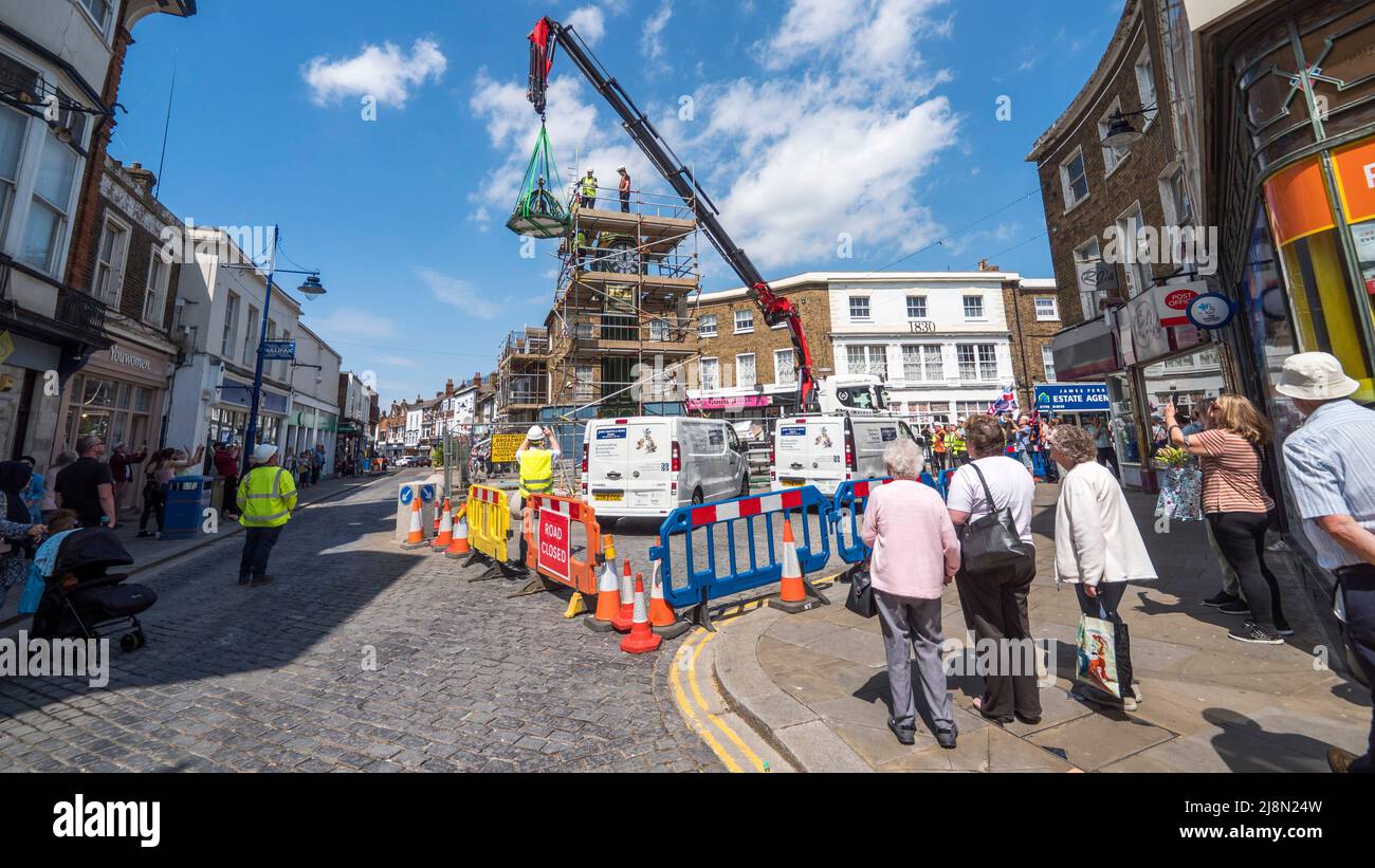Sheerness, Kent, UK. 17th May, 2022. The iconic Sheerness Town Centre ...