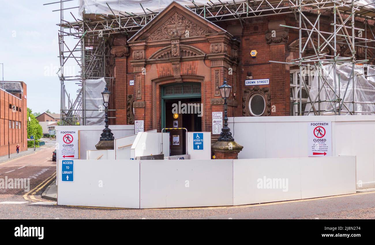Alteration work on the Public Library in Crown Street,Darlington ...