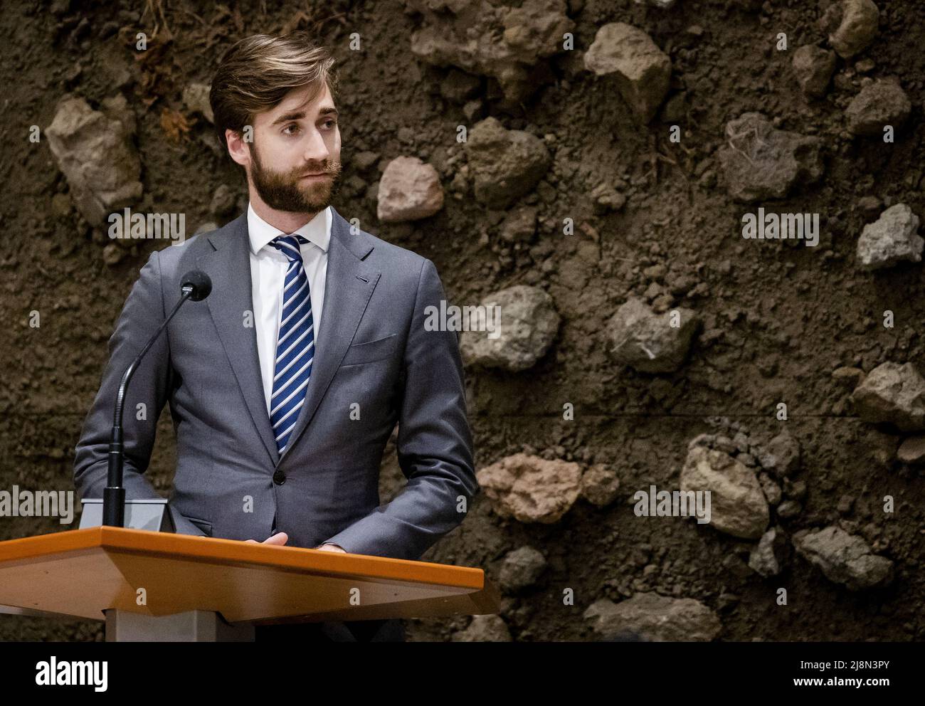 2022-05-17 14:39:39 THE HAGUE - Freek Jansen (FvD) during the weekly ...