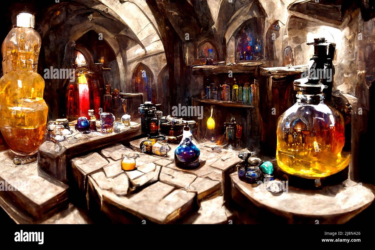 Medieval apothecary jar hi-res stock photography and images - Alamy