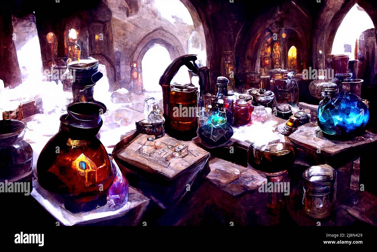 Medieval medicine jar hi-res stock photography and images - Alamy