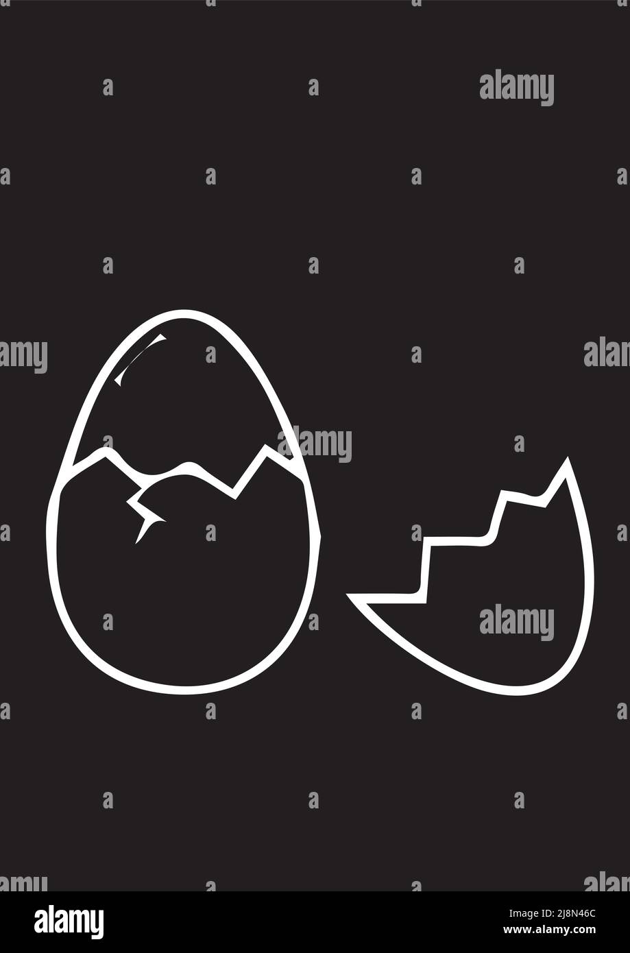 illustration of egg in vector art Stock Vector Image & Art - Alamy