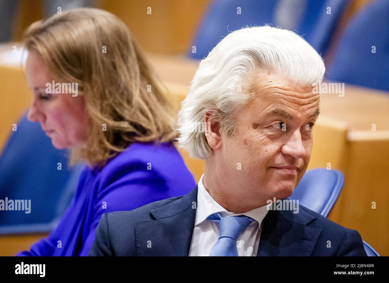 2022-05-17 15:20:33 THE HAGUE - Fleur Agema (PVV) and Geert Wilders ...