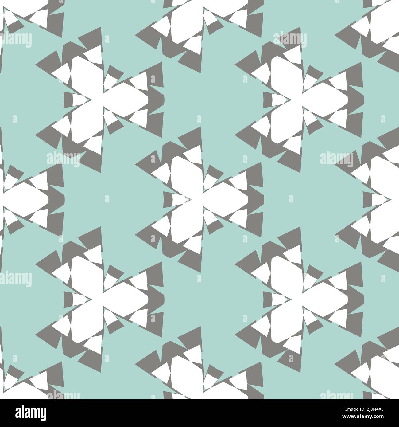 Seamless pattern with a graceful figures in geometrical style Stock ...