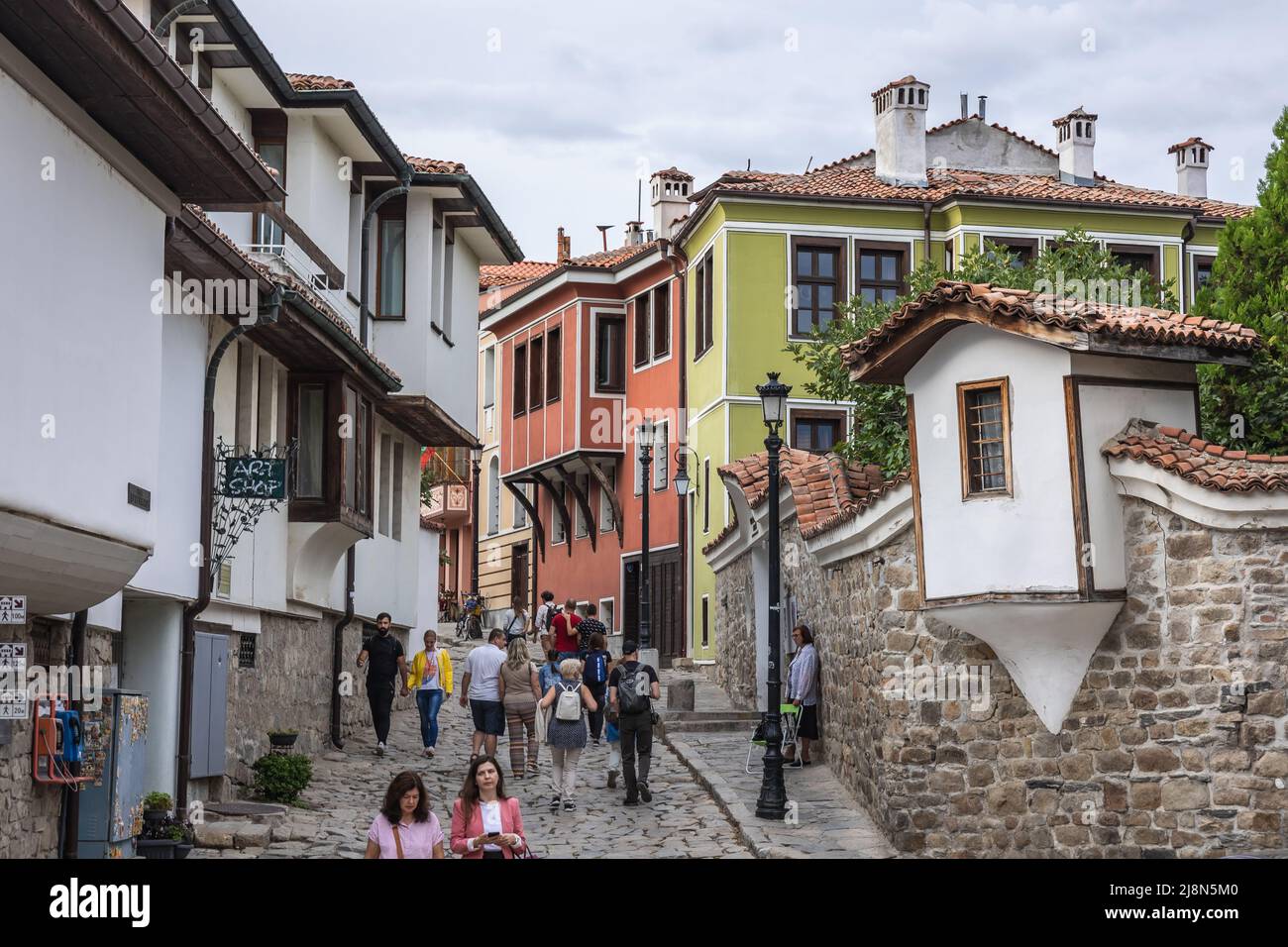 Traditional houses in Ancient Town Of Plovdiv - Architectural Reserve ...