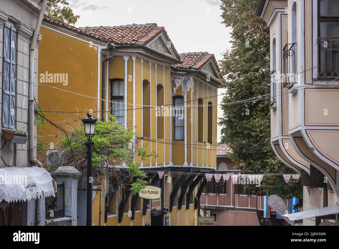Traditional houses in Ancient Town Of Plovdiv - Architectural Reserve ...