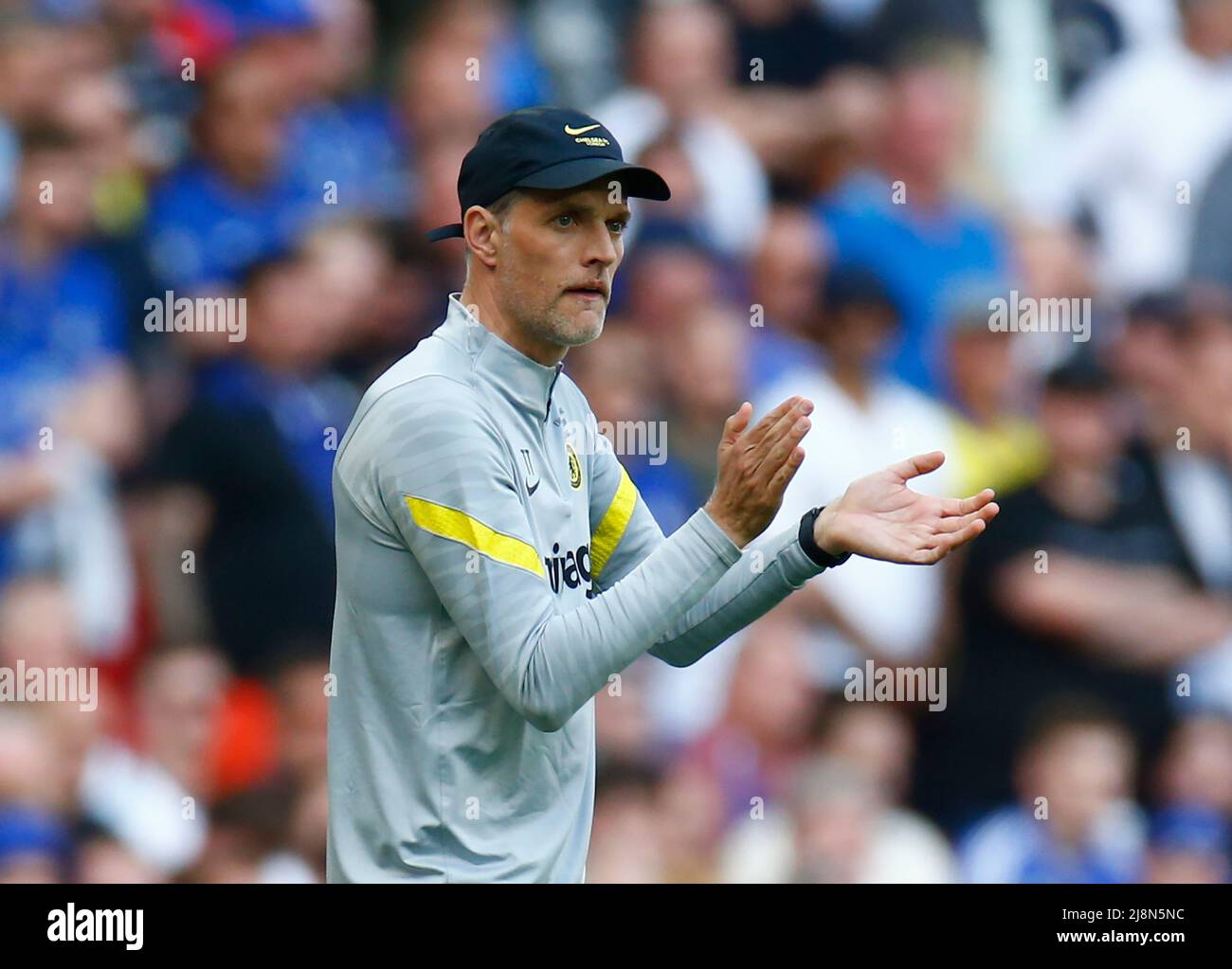 LONDON, ENGLAND - MAY 14: Chelsea manager Thomas Tuchel during FA Cup ... LONDON, ENGLAND - MAY 14: Chelsea manager Thomas Tuchel during FA Cup ...