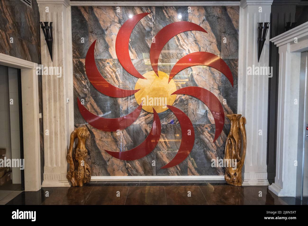 Symbol in Thracian Cultural Center, part of Ethnographic Complex ...