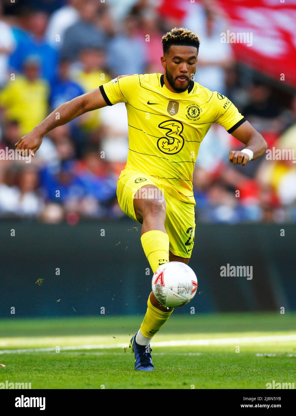 LONDON, ENGLAND - MAY 14:Chelsea's Reece James during FA Cup Final ...